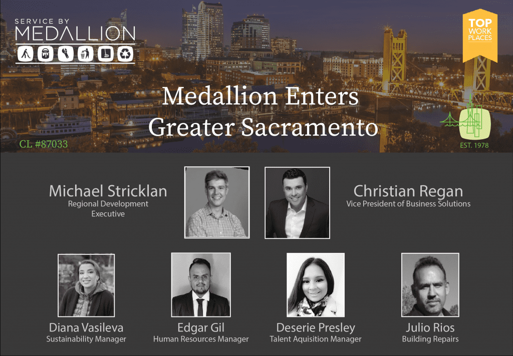 Service by Medallion Continues Expansion to Sacramento Area